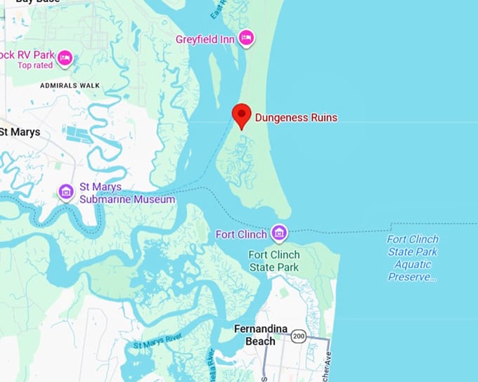 16. dungeness ruins map
