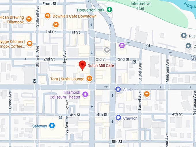 16. dutch mill cafe map