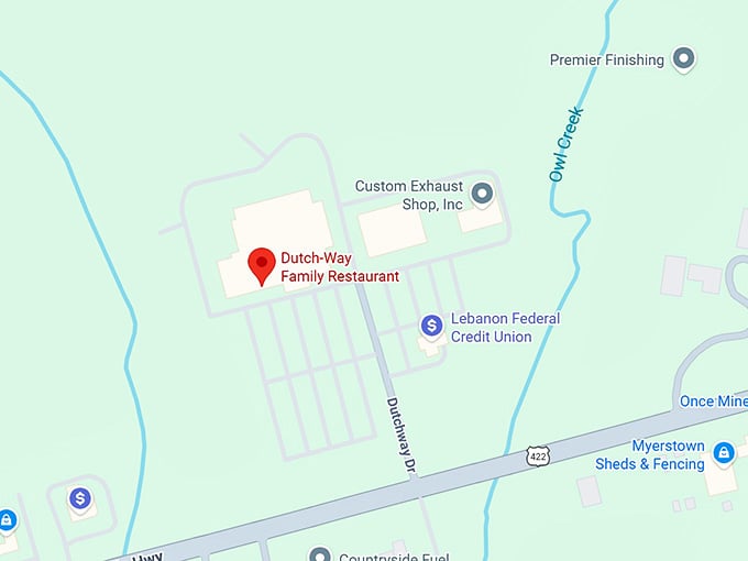 16. dutch way family restaurant map