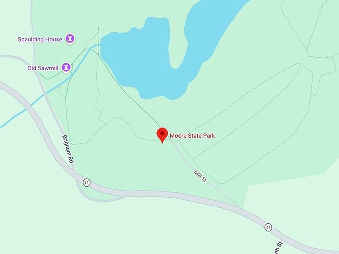 16. eames pond via old bringham road trail map