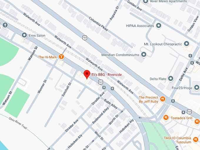 16. eli's bbq riverside map