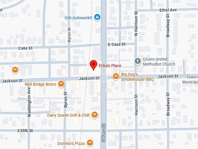16. erika's place's map