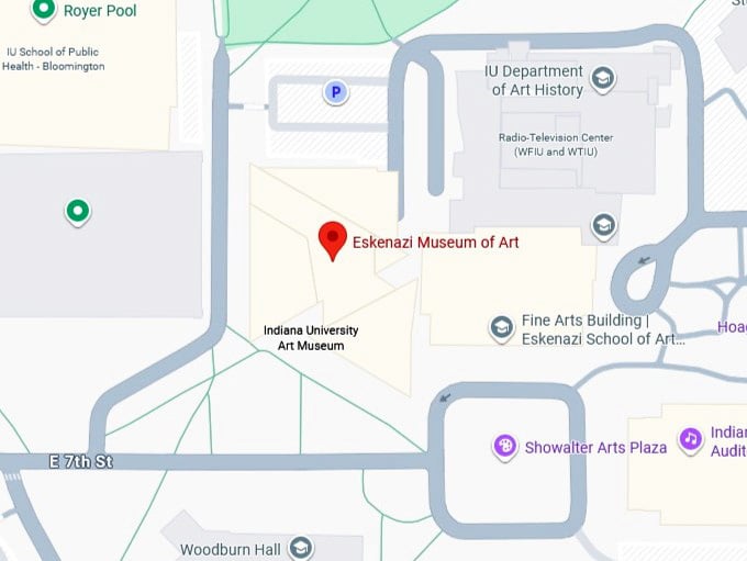 16. eskenazi museum of art map
