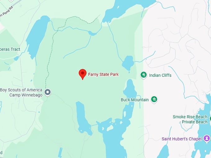 16. farny state park map