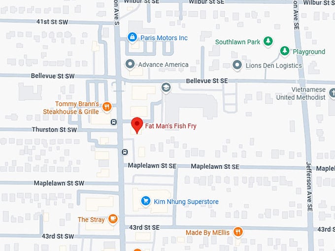 16. fat man's fish fry map