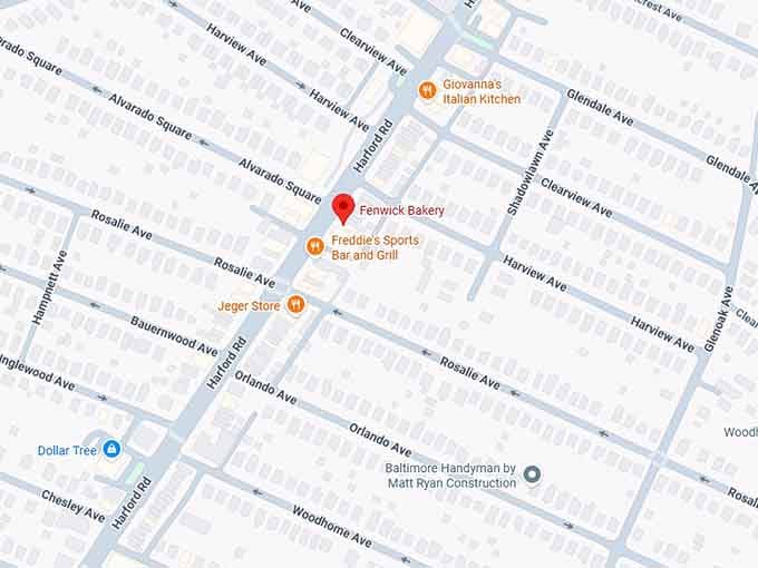 16. fenwick bakery map