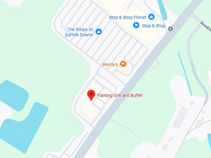 16. flaming grill and buffet map