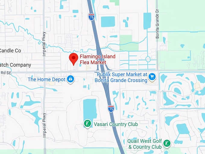 16. flamingo island flea market map
