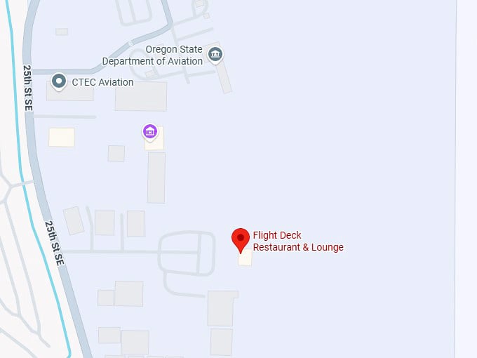 16. flight deck restaurant & lounge map