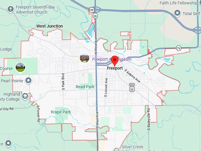 16. freeport map