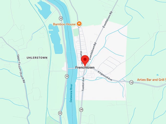 16. frenchtown nj map