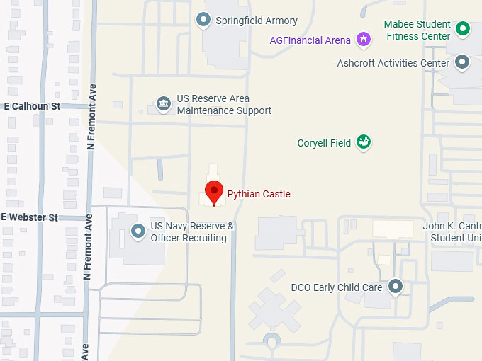 16. ghost tour at pythian castle map