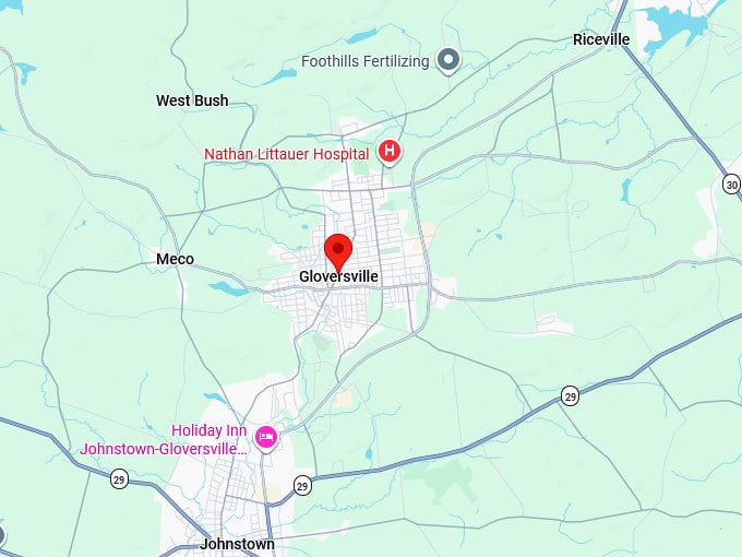 16. gloversville ny map