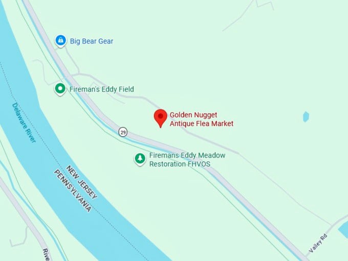 16. golden nugget antique flea market map