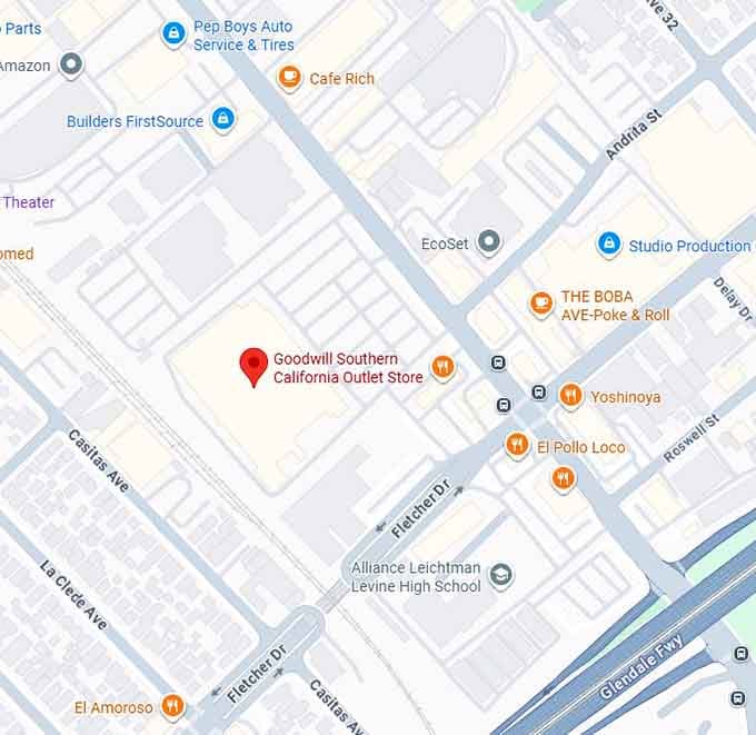 16. goodwill southern california outlet store map