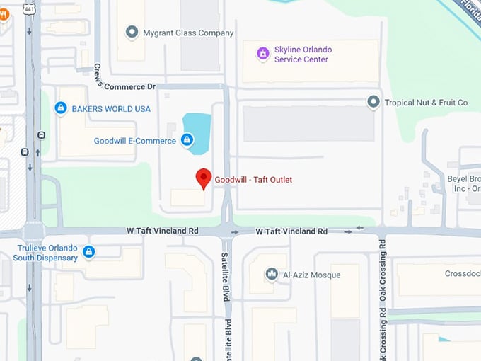 16. goodwill taft outlet map