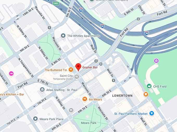 16. gopher bar map