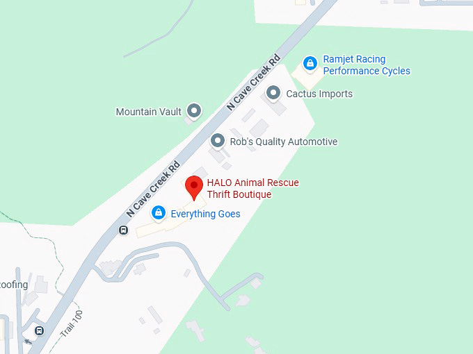 16. halo animal rescue thrift boutique map