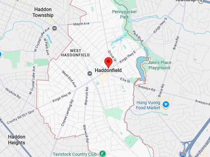 16. haddonfield map