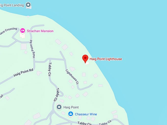 16. haig point lighthouse map