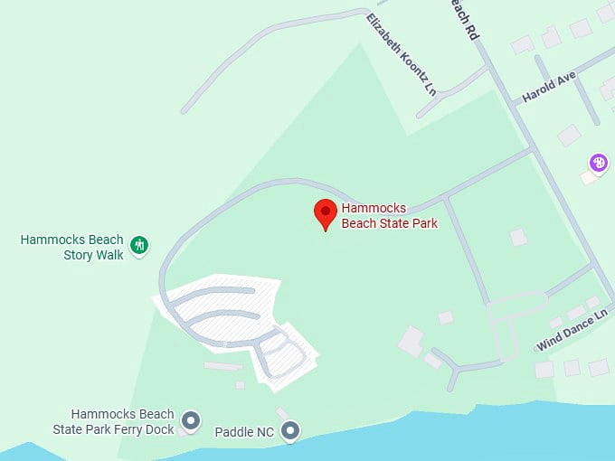 16. hammocks beach state park map