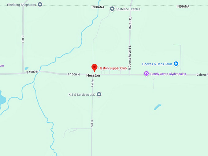 16. heston supper club map