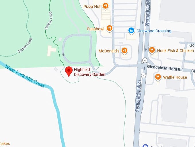 16. highfield discovery garden map