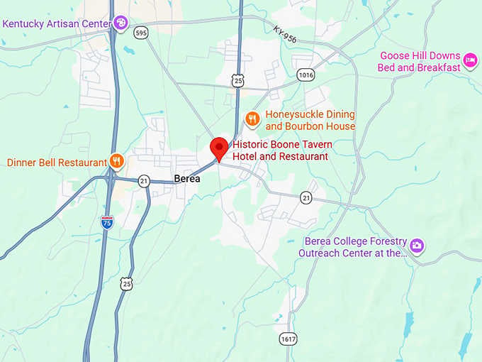 16. historic boone tavern hotel and restaurant map