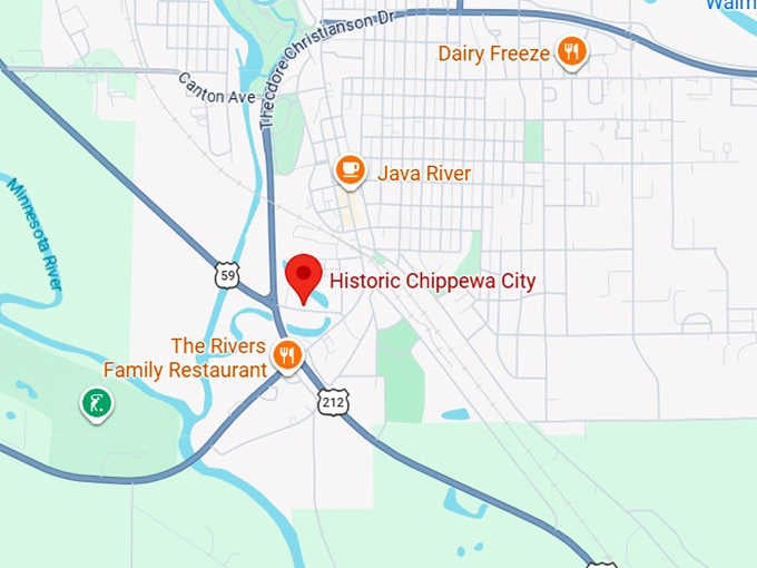 16. historic chippewa city map