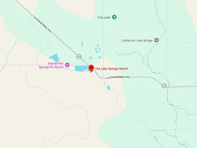16. hot lake springs resort map
