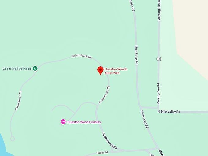 16. hueston woods state park map