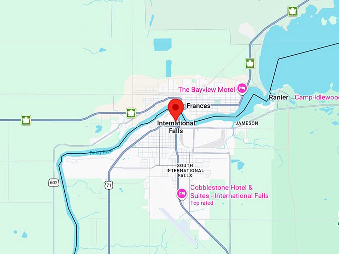 16. international falls mn map