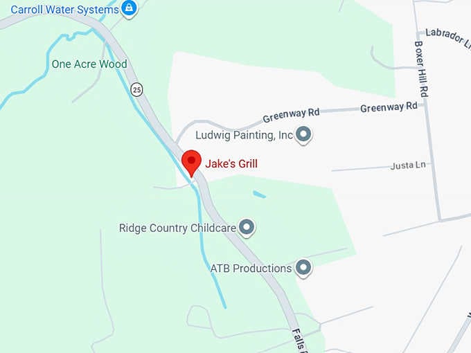 16. jake's grill map