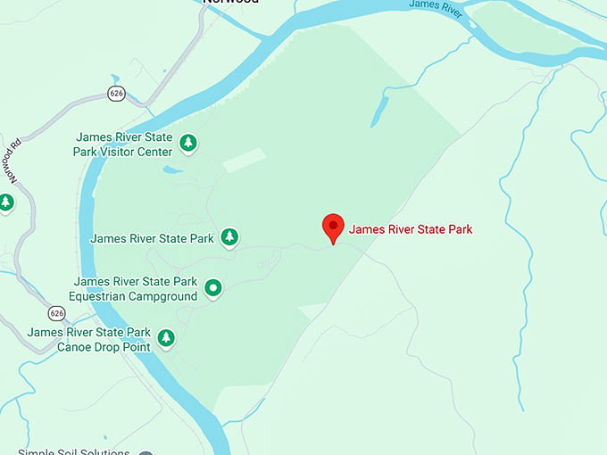 16. james river state park map