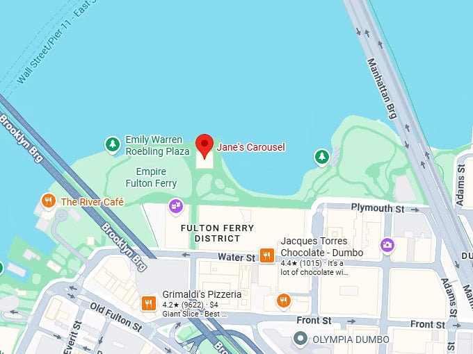 16. jane's carousel map