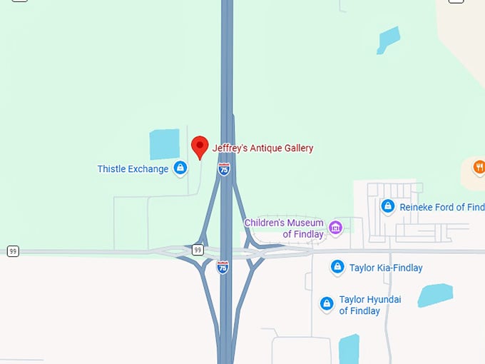 16. jeffrey's antique gallery map