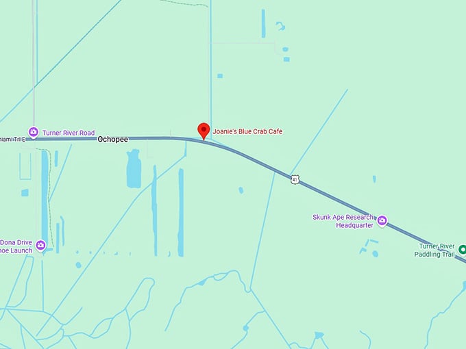 16. joanie's blue crab caf&eacute; map