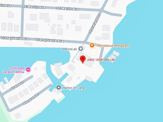 16. jules' undersea lab map