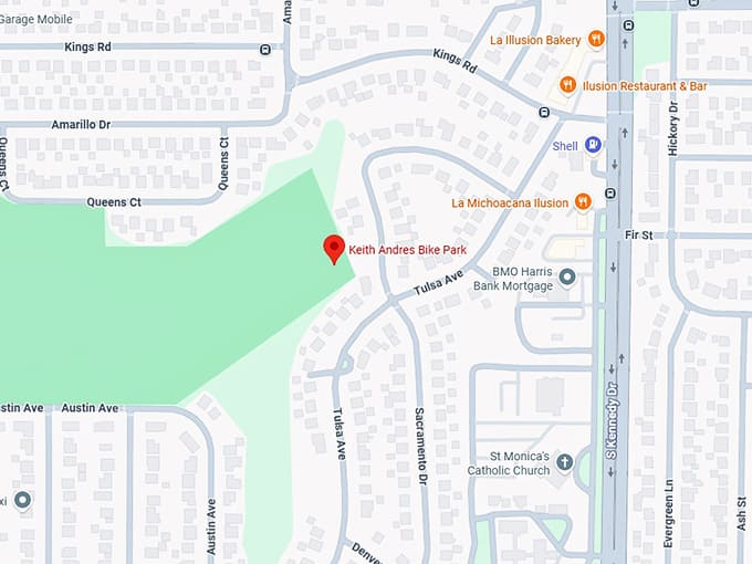 16. keith andres bike park map