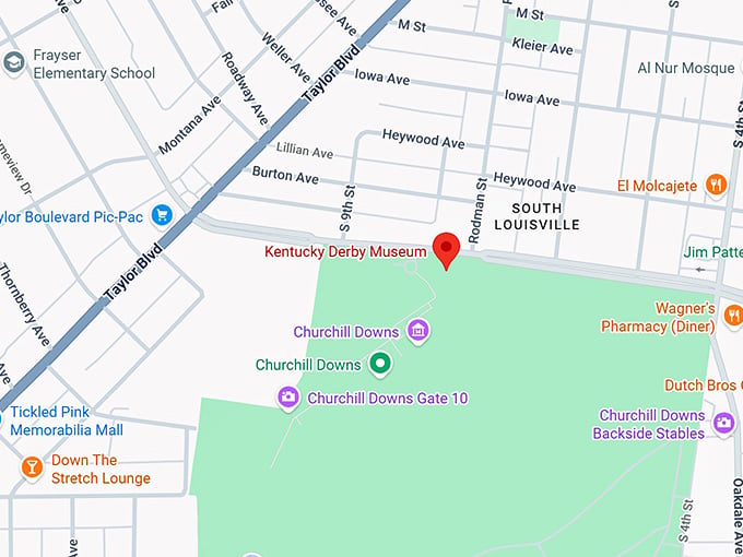 16. kentucky derby museum map
