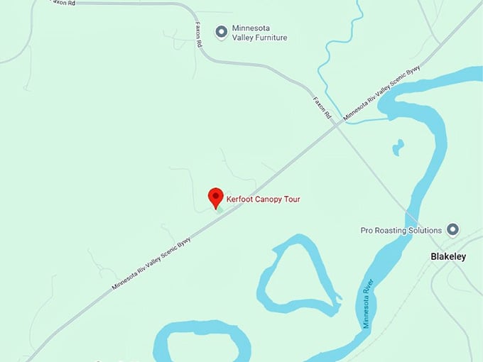 16. kerfoot canopy tour map