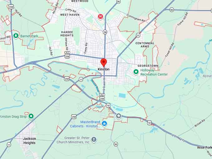 16. kinston map