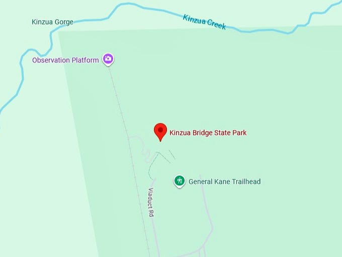 16. kinzua bridge map