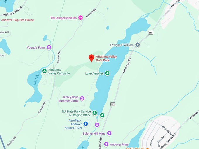16. kittatinny valley state park map