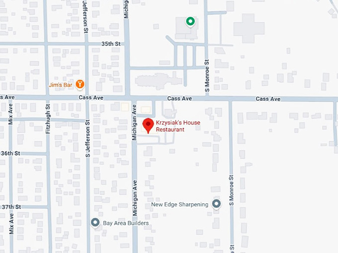 16. krzysiak's house restaurant map