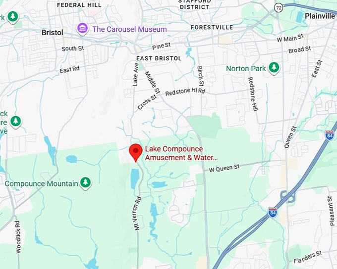 16. lake compounce amusement & water park map