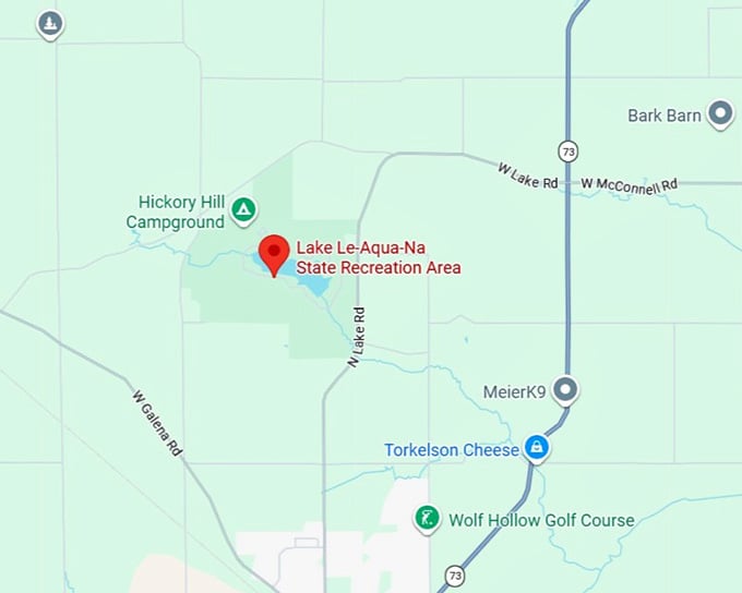 16. lake le aqua na state recreation area map