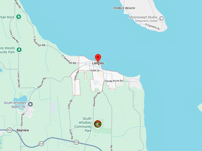 16. langley map