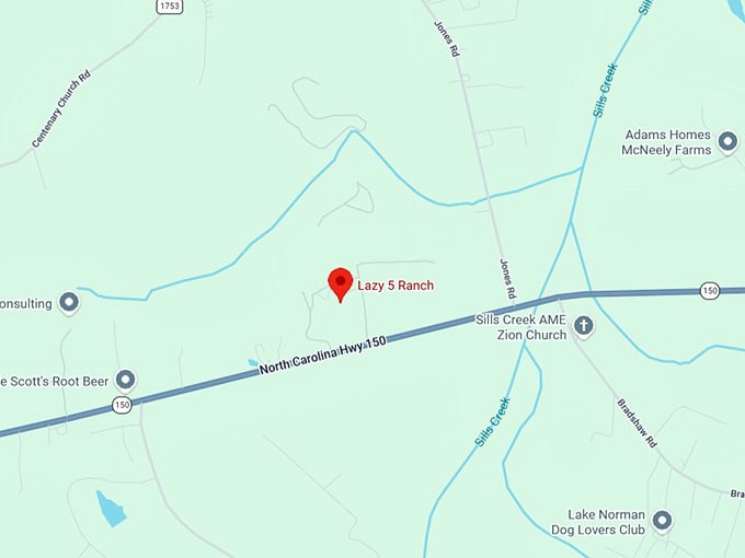 16. lazy 5 ranch map