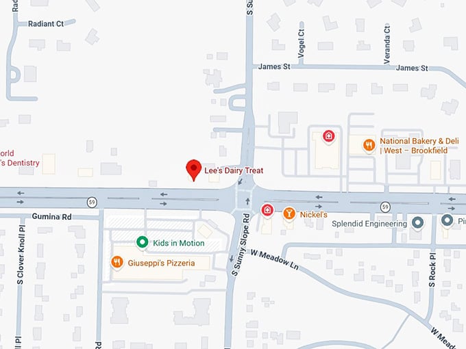 16. lee's dairy treat map